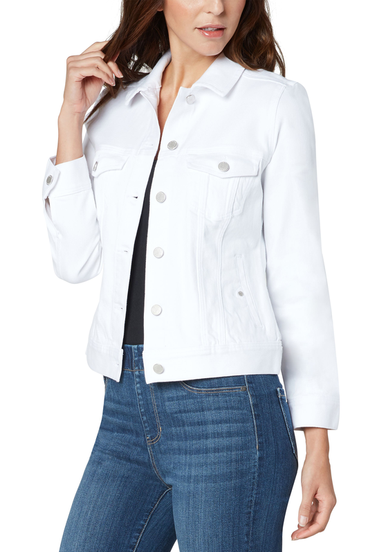 CLASSIC JEAN JACKET W/ ANGLED SEAM - Women's Jackets, Coats & Vests ...