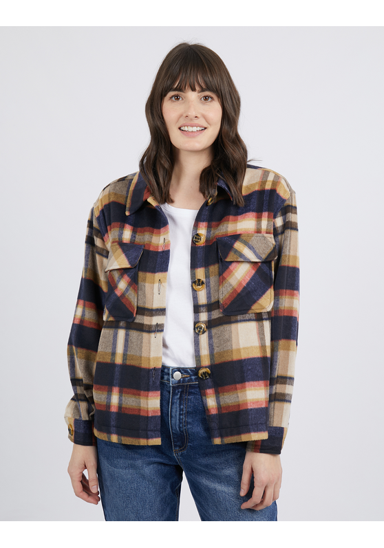 Noemi Check Women's Shacket - Foxwood | Buy Foxwood Clothing Online ...