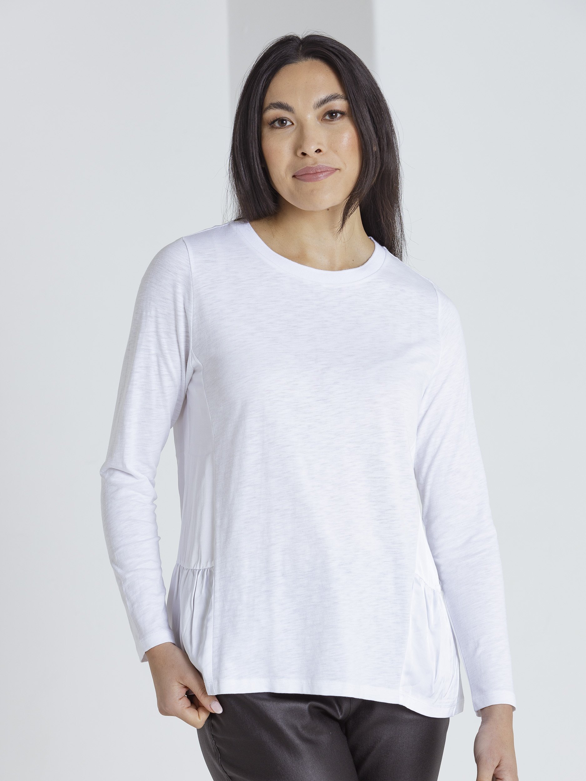 L/S Side Gathered Women's Top - Marco Polo | Buy Marco Polo Clothing ...