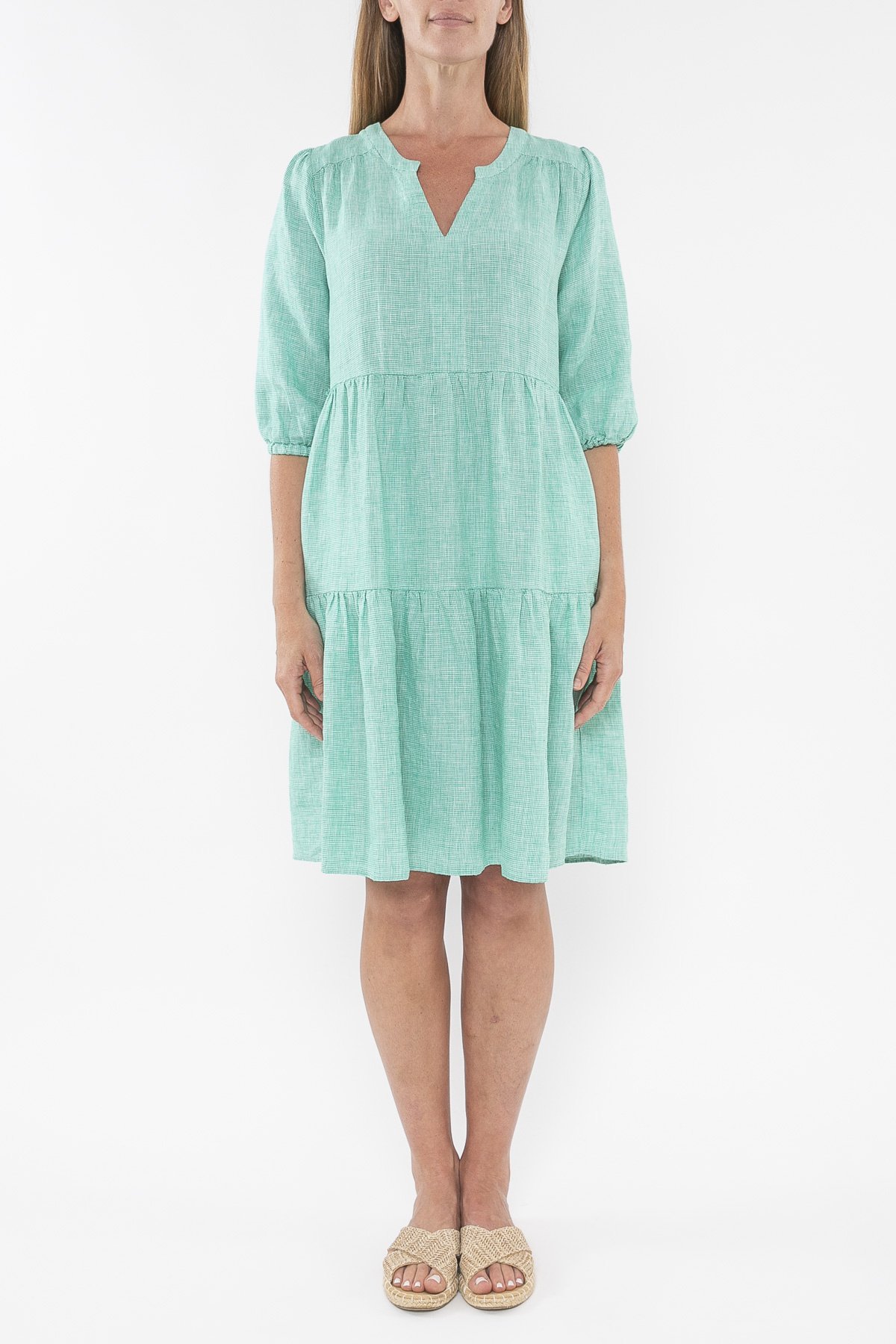 Mini Check Tiered Dress - Jump Clothing | Buy Jump Clothing Online ...