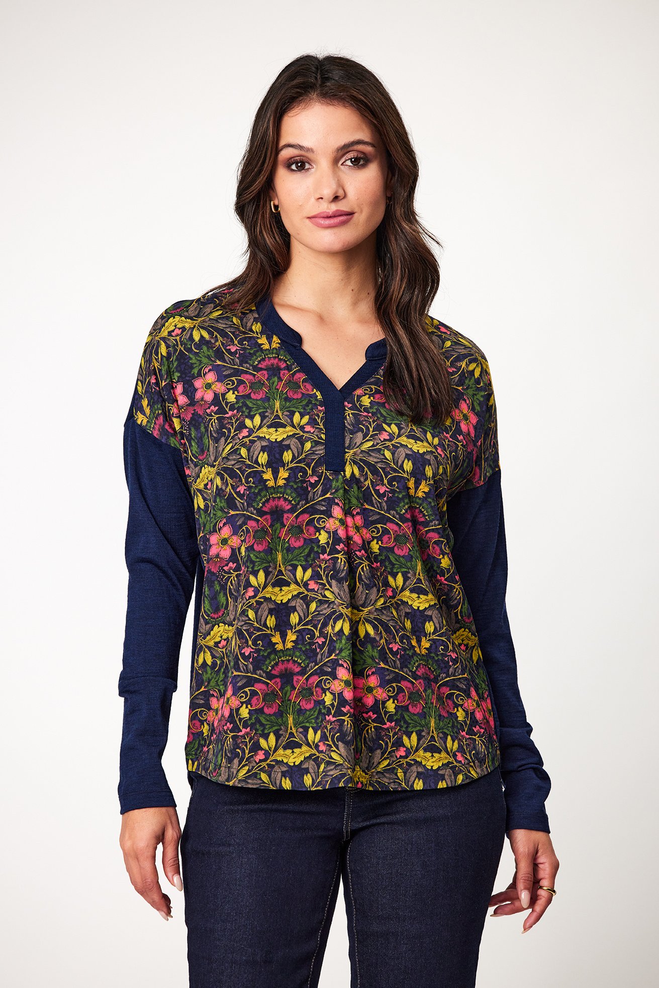 Gina 1/2 Placket Merino Women's Top - Newport Clothing NZ | Auckland ...