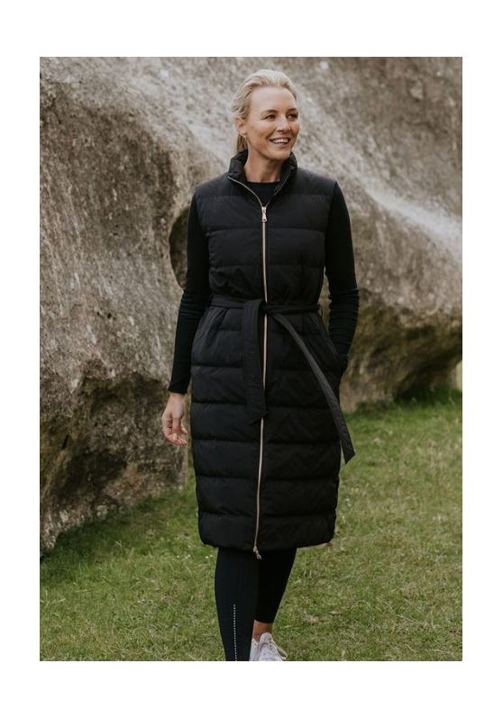 Moke Bella 90/10 Down Maxi Vest - Moke Apparel | Buy Moke Apparel ...