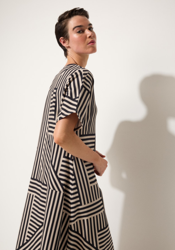 Marco Polo Spliced Stripe Dress - Marco Polo | Buy Marco Polo Clothing ...